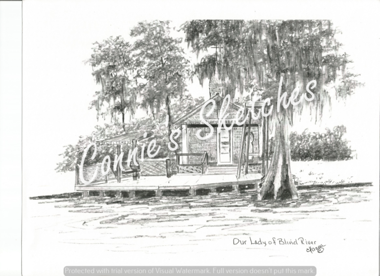 Our Lady of Blind River – Connie’s Sketches