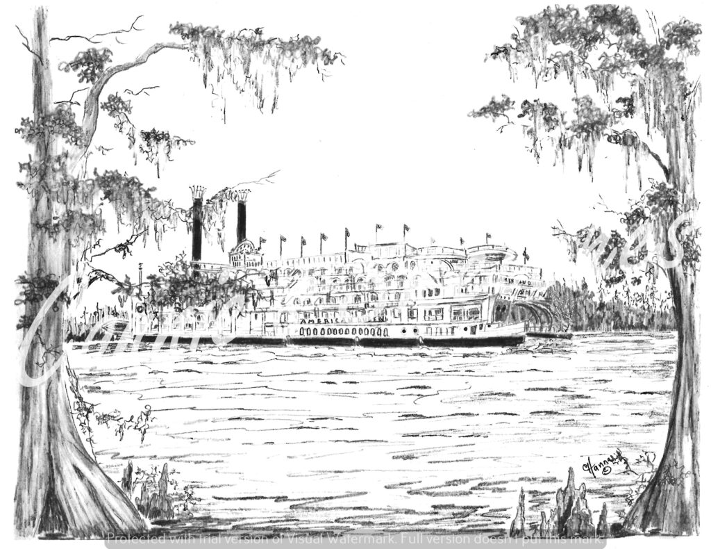 Bayou Scenes – Connie’s Sketches